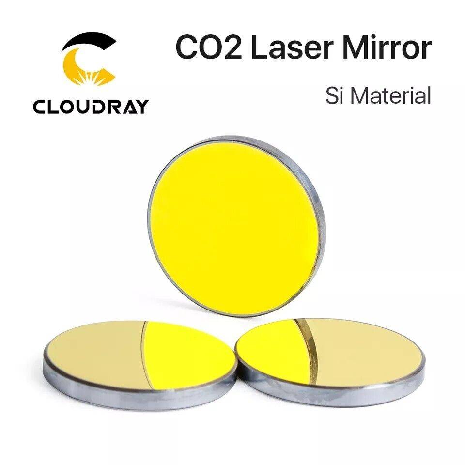 Cloudray 3 x 20mm Co2 Si Reflective Mirrors for Laser Cutter K40 ...